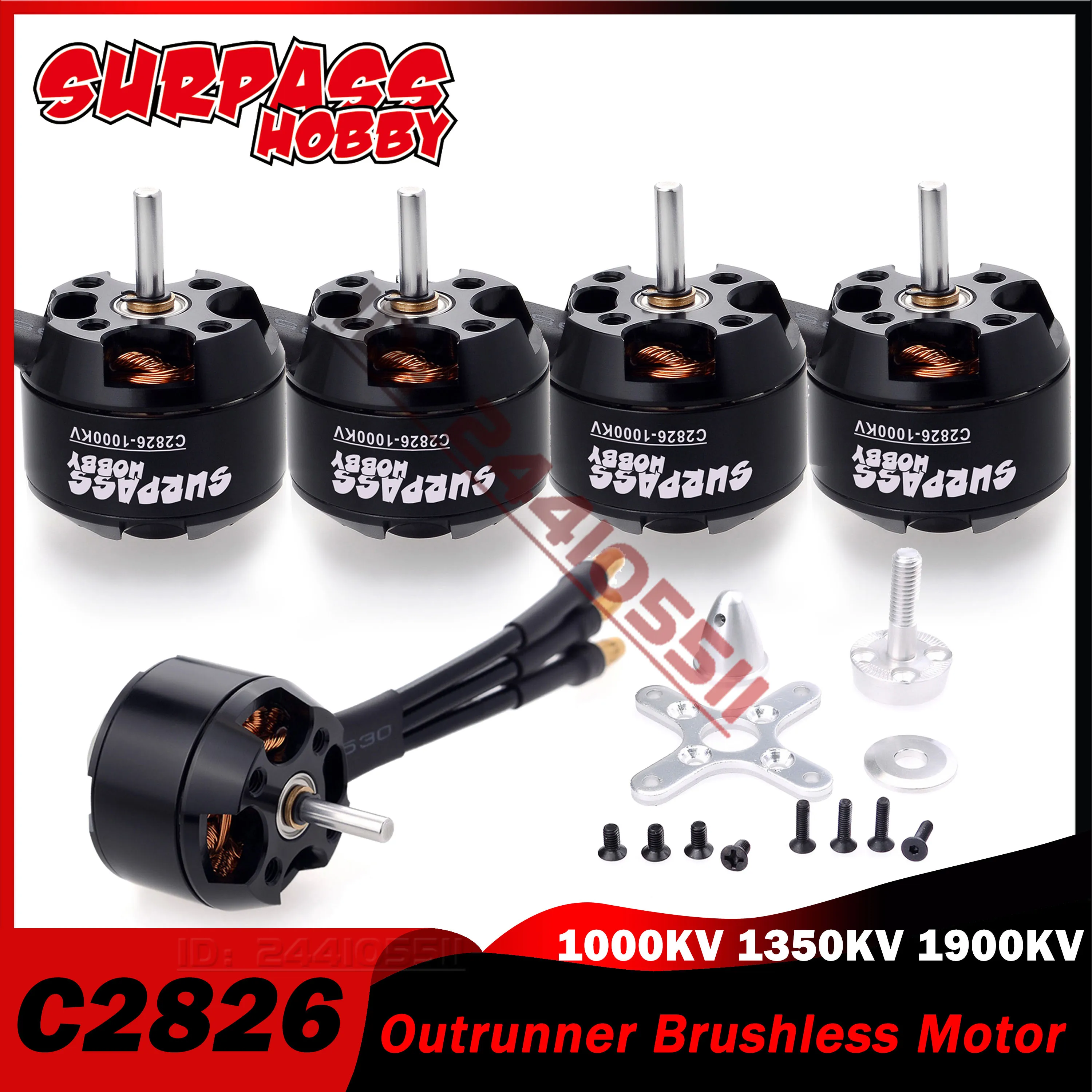SURPASS-HOBBY-Outrunner-2826-Brushless-Motor-para-RC-Drone-de-asa-fixa ...