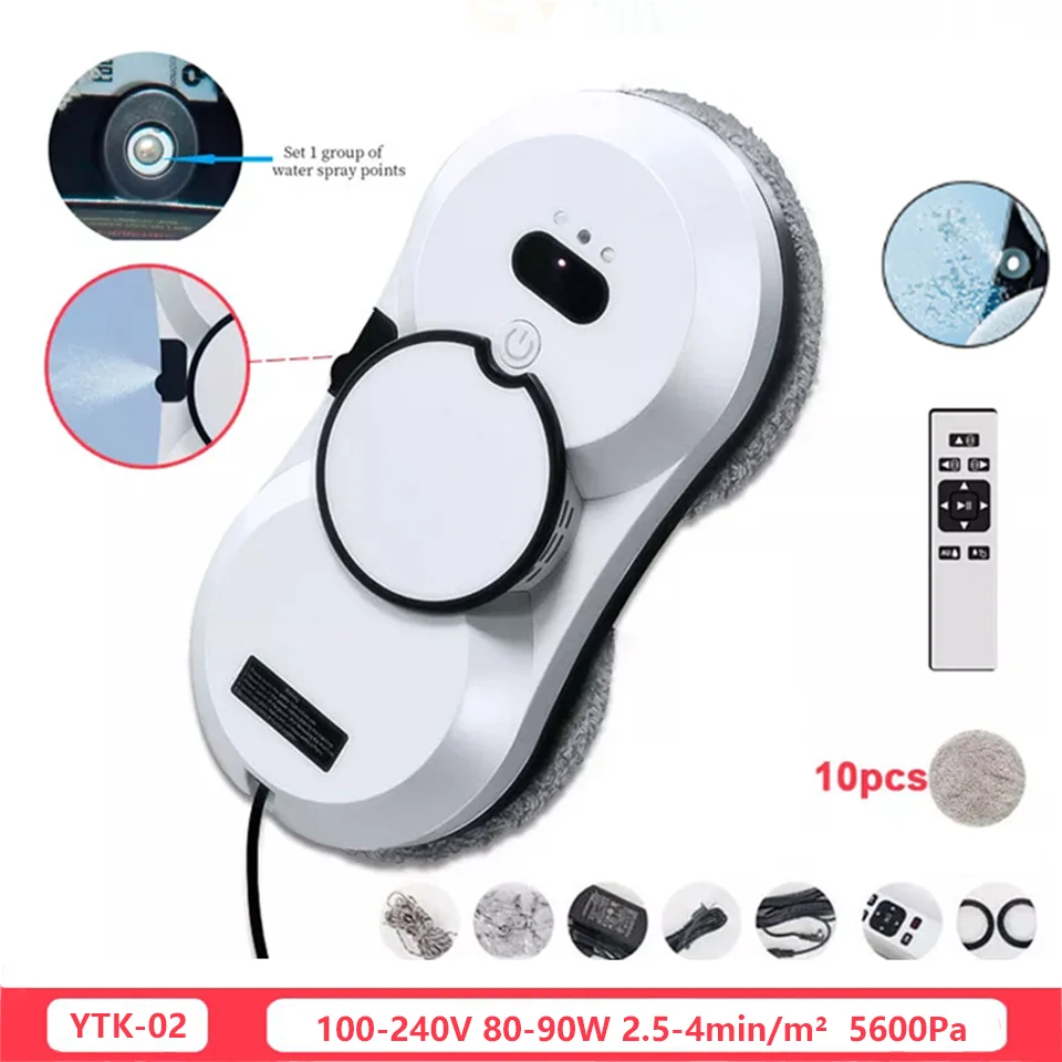 Window-cleaning-robot-5600PA-large-suction-electric-spray-window ...