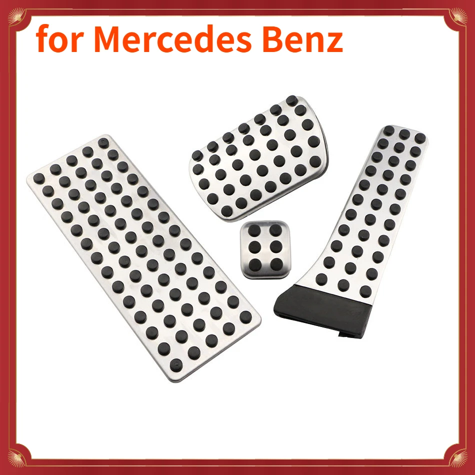 Stainless Steel Pedal AT for Mercedes Benz C E S GLK SLK CLS SL-Class ...