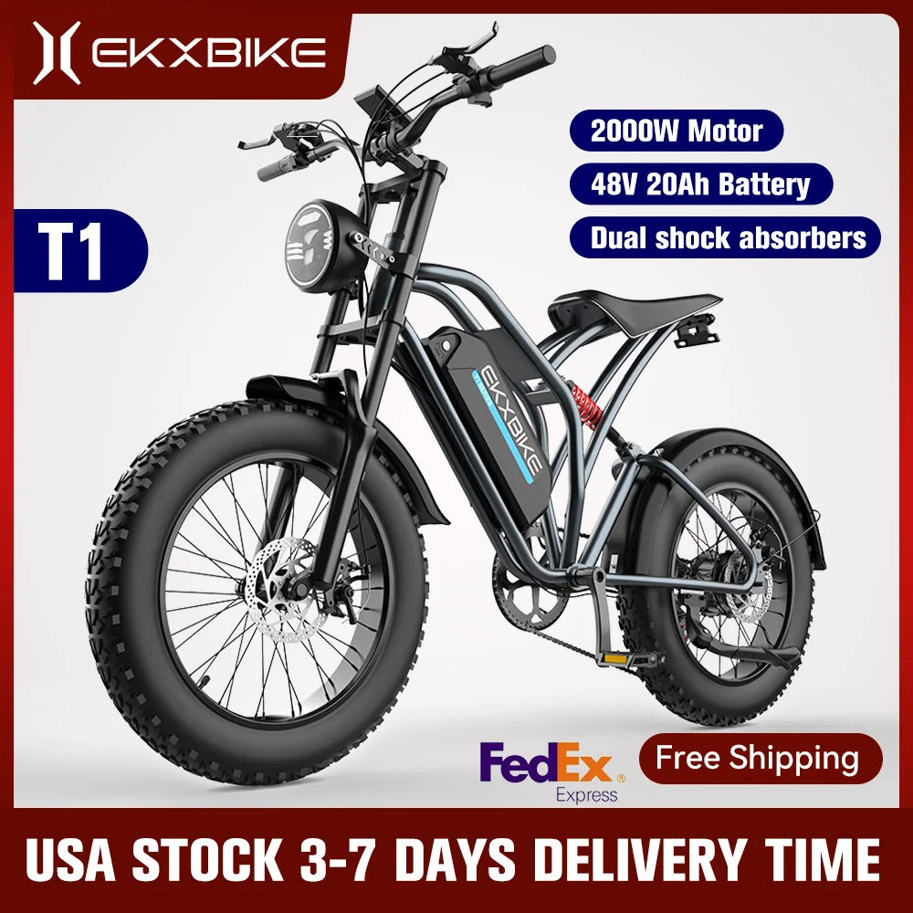 EKX-T1-Electric-Bike-20-4-0-Fat-Tires-1000W-Motor-48V20AH-Lithium ...