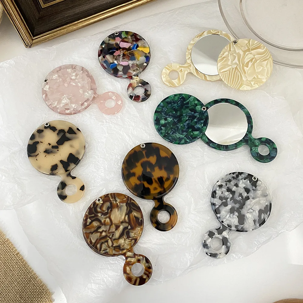 Vintage-Acetate-Sheet-Handheld-Makeup-Mirror-SPA-Salon-Makeup-Vanity ...