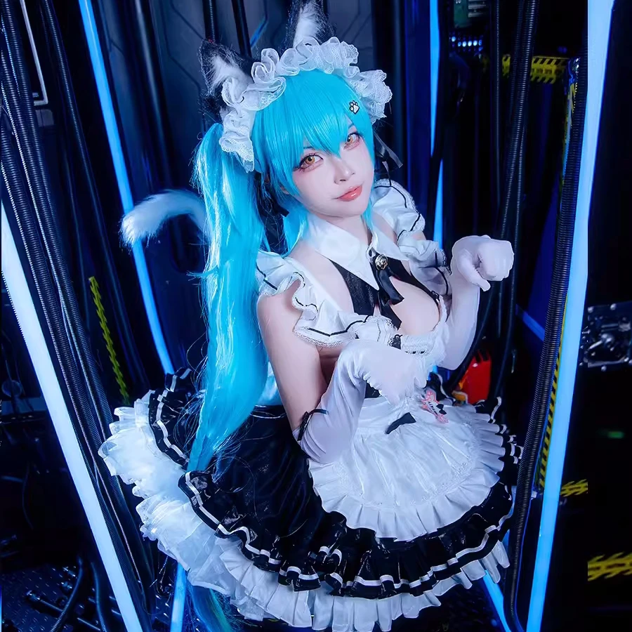 NIKKE Privaty Cosplay Costume The Goddess Of Victory Privaty Maid Dress ...