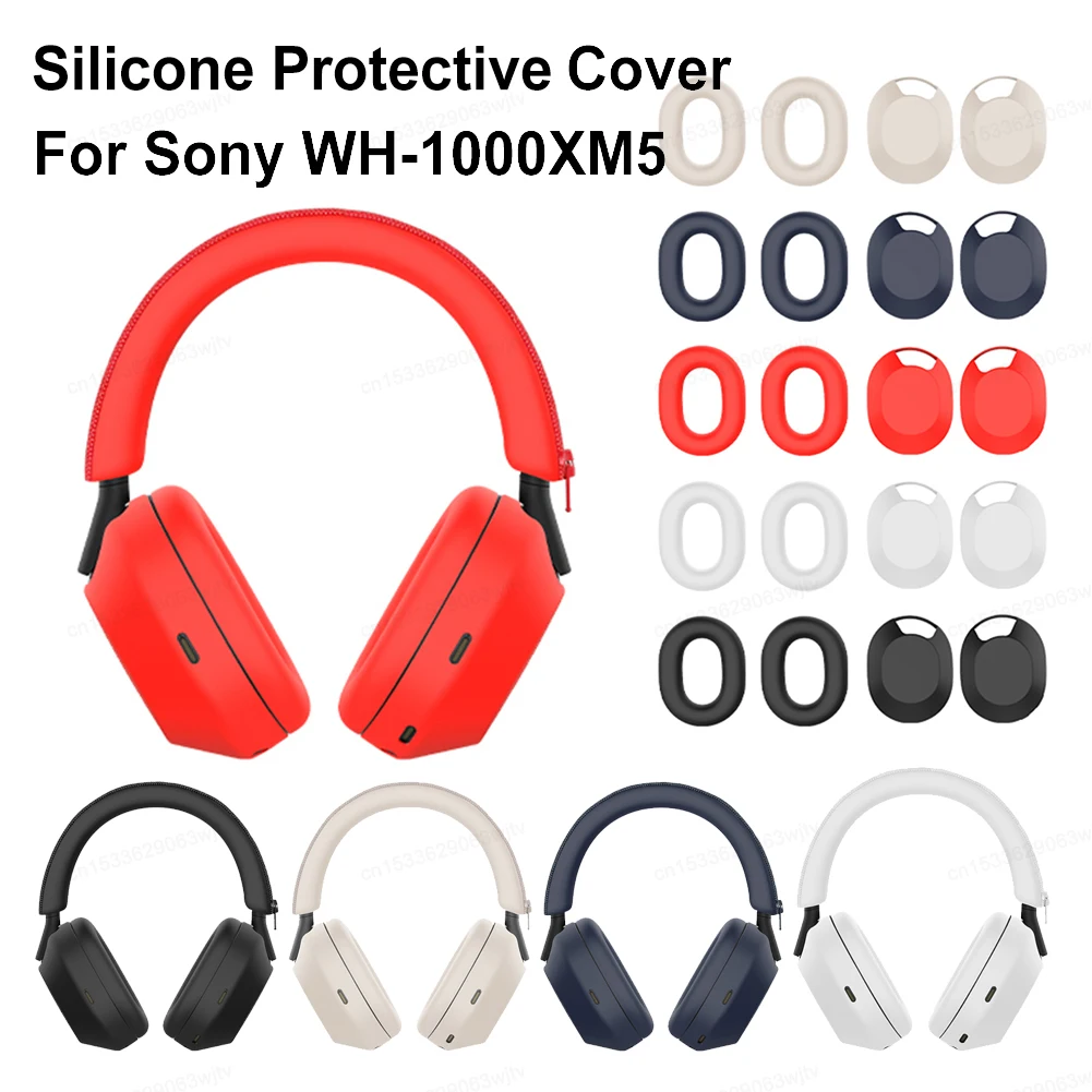 Headphone-Case-Headphone-Protective-Case-Silicone-Earmuff-Shell-Cover ...