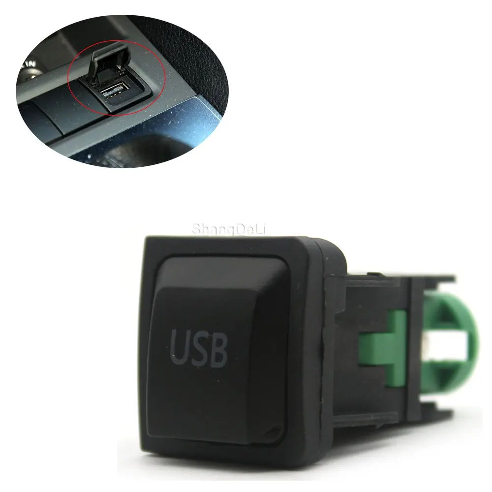 Car-NEW-USB-Port-Switch-Socket-Adapter-with-Cable-for-VW-Golf-6 ...