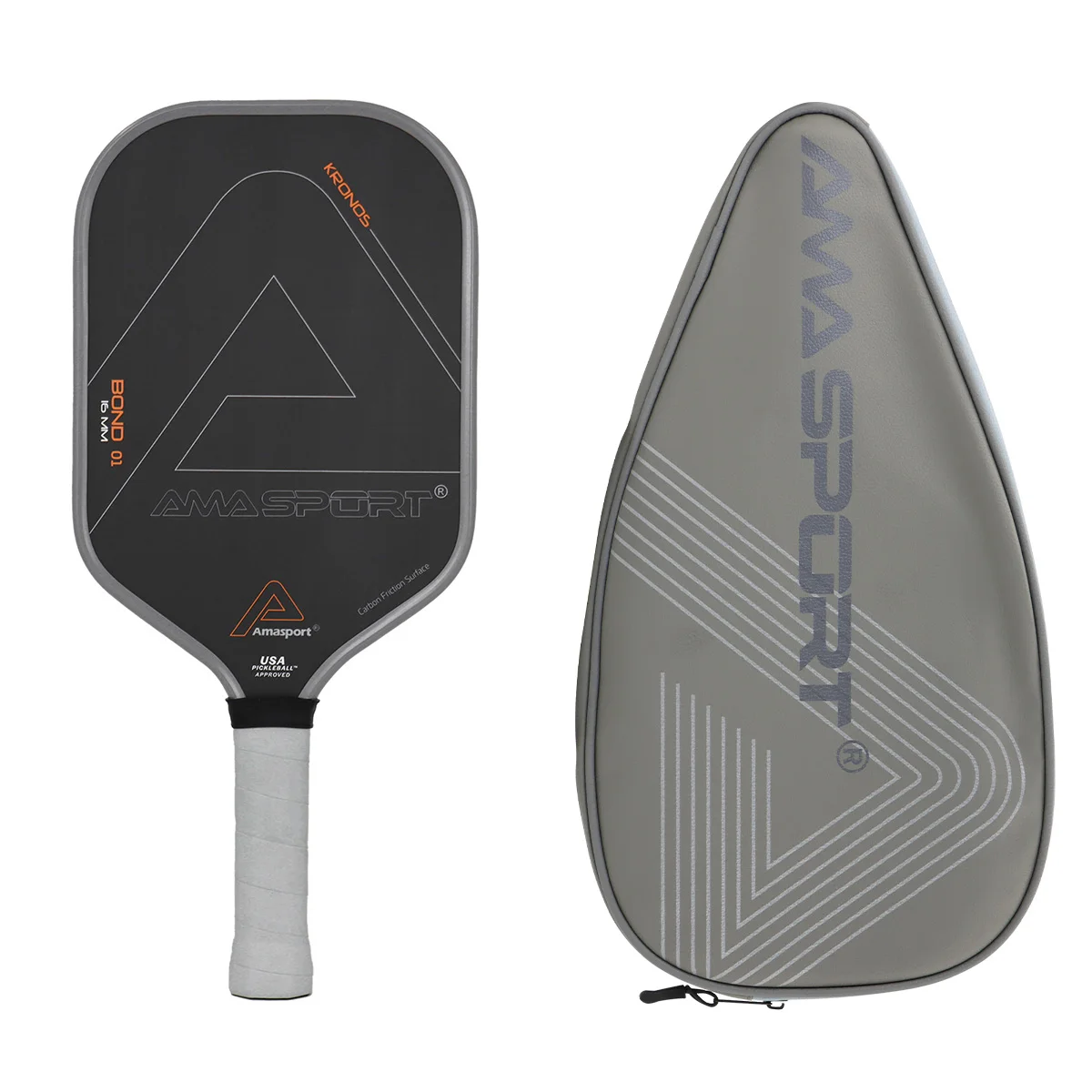 AMASPORT USAPA Approved Pickleball Paddle with Cover Bag Top Material ...