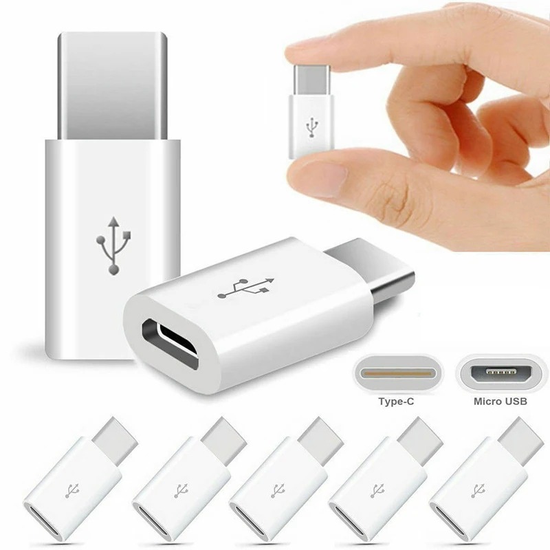USB-Typ-C-Buchse-auf-Micro-USB-Stecker-Adapter-Stecker-Typ-C-zu-Micro ...