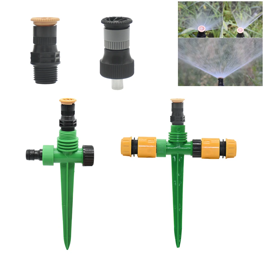 Garden-Irrigation-Sprinkler-With-Plastic-Spike-Support-1-2-Thread-0-360 ...
