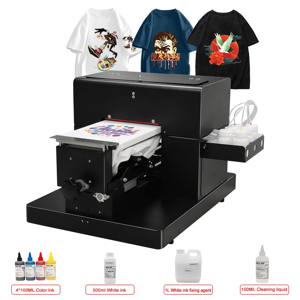 A4 DTG Printer t shirt machine bundle ink textile ink impresora dtg for