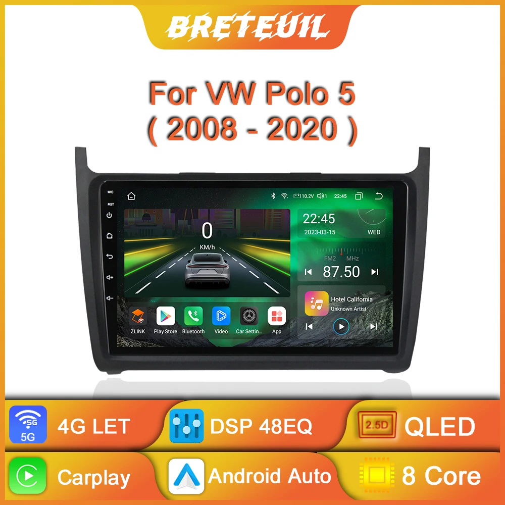 Volkswagen-VW-Polo-5-Sedan-i-in-Android-araba-radyo-2008-2009-2010-2011 ...