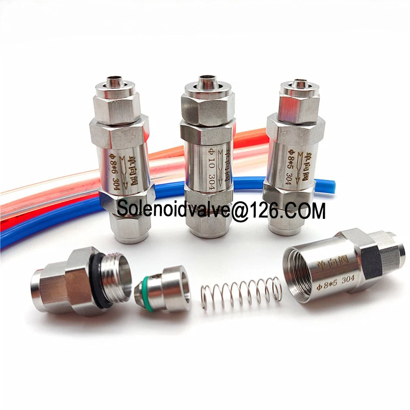 304 Stainless Steel Quick Turn Instrument One-Way Valve, Gas Instrument ...