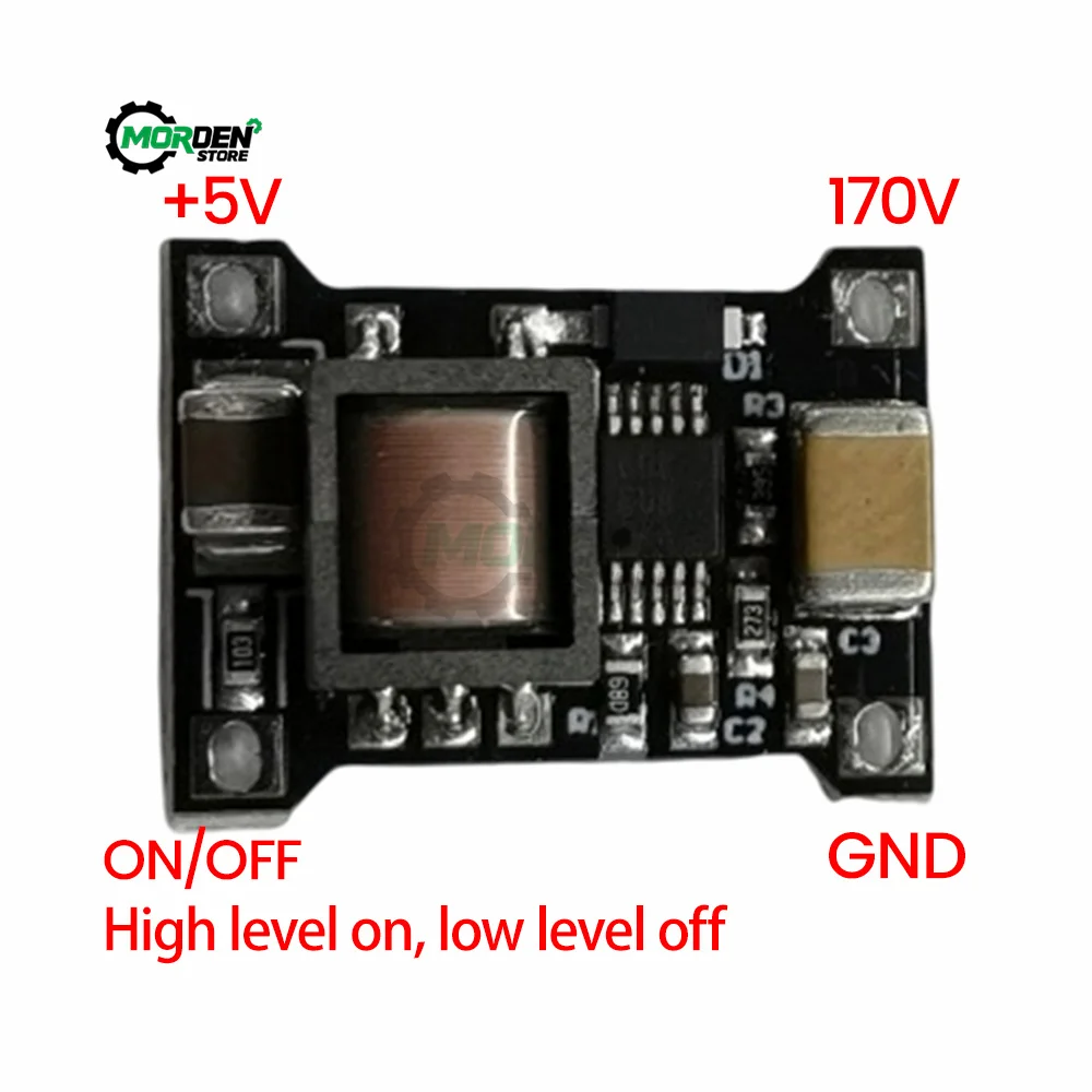 DC 5V 9V to 170V DC Booster High Voltage Module For Nixie Tube Glow ...