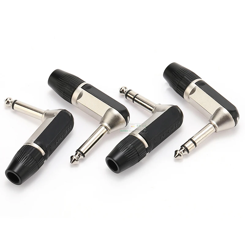 Neutrik's REAN jack 6.35 TS TRS 90 ° L-shaped Right Angle Plug Stereo ...