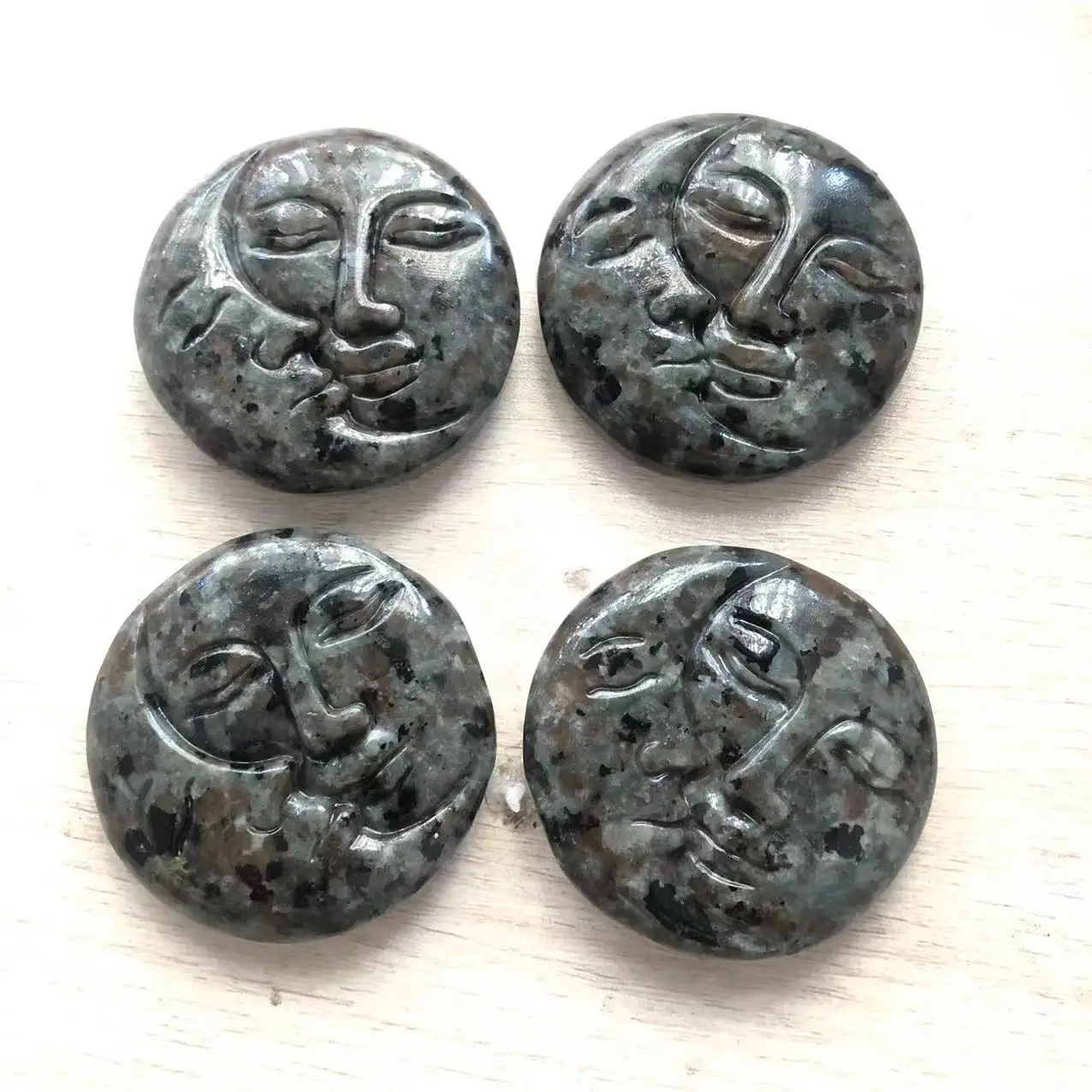 Natural-Yooperilite-Carved-Sun-Moon-Face-Quartz-Crystal-Crescent-Shaped ...