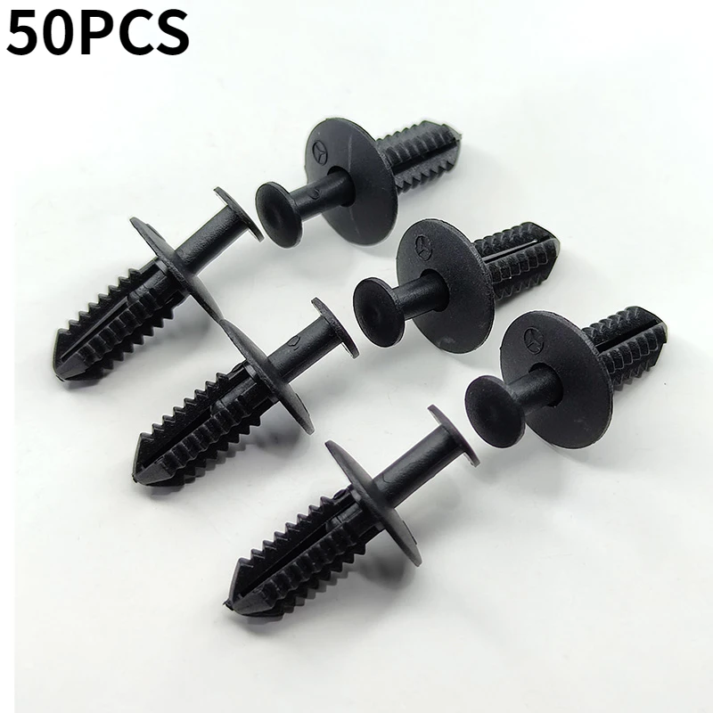 50PCS Auto Push Type Fender Liner Retainer Rivet Trim Panel Fastener ...