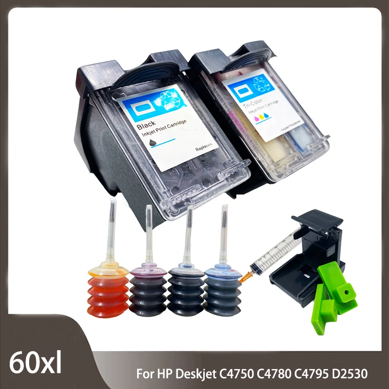 Vilaxh 60xl Compatible For Hp 60 Xl For Hp60 Deskjet F2480 F2420 F4480 ...
