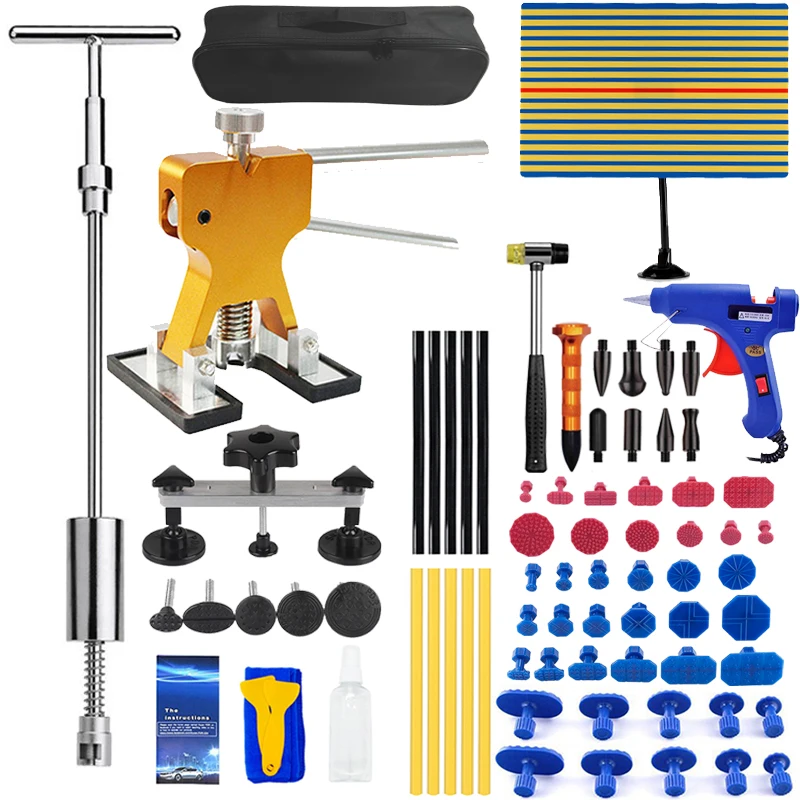 Car-Dent-Repair-Tools-Kit-Auto-Body-Sheet-Metal-Paintless-Dent-Puller ...