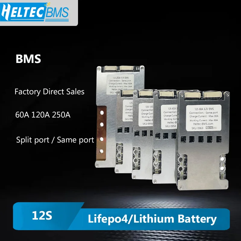 Wholesale 40V BMS 12S 60A 120A 160A 210A 250A Balance Board 3.2V ...