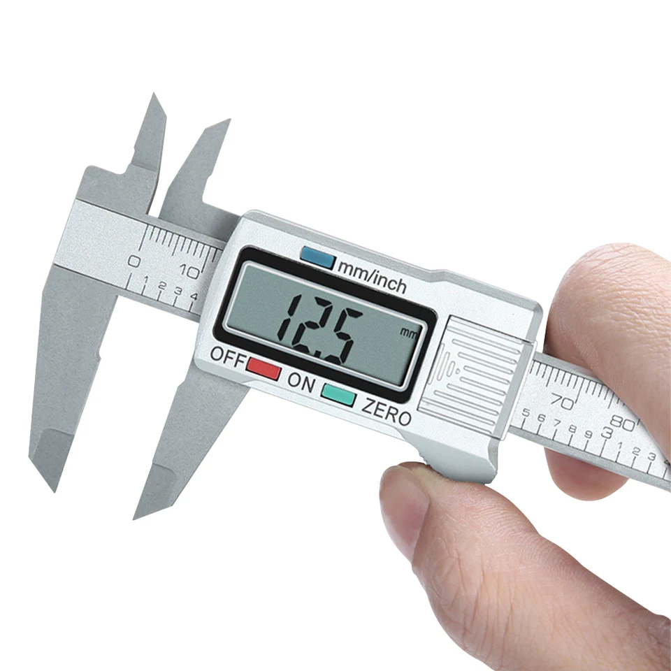 How To Use Digital Caliper, Lightweight ABS Vernier Caliper 0-100mm ...