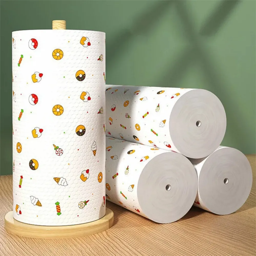 Disposable-Kitchen-Paper-Non-woven-Fabric-Disposable-Rags-Thickened ...