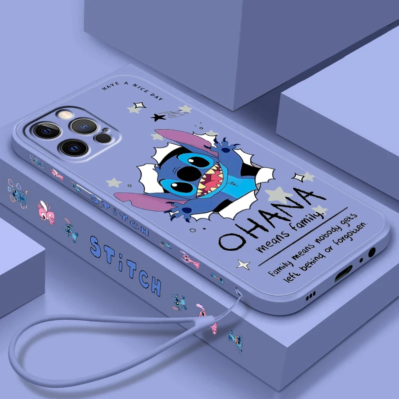 Funda-de-tel-fono-de-Lilo-Stitch-Love-Disney-carcasa-l-quida-para-Apple ...
