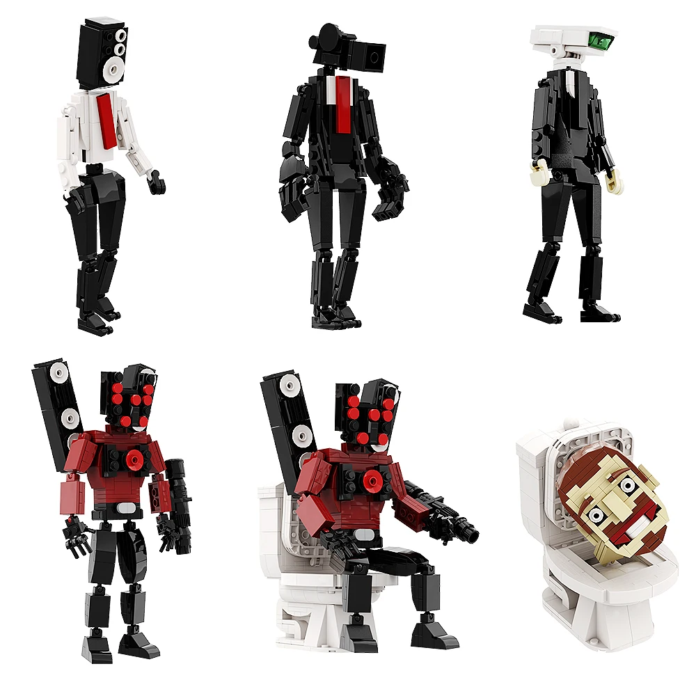 Gobricks-MOC-Skibidi-Toilet-Woffer-Man-Camera-Man-The-Audio-Man ...