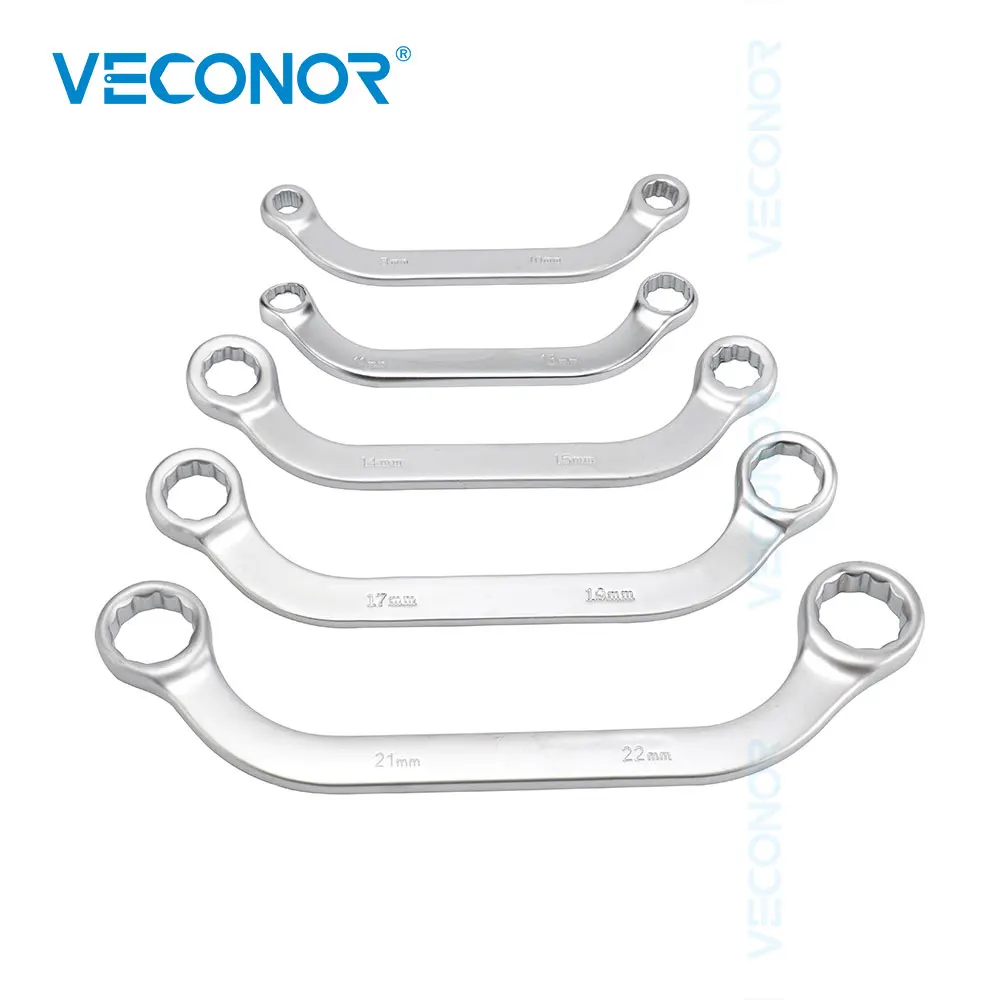 5Pcs C Type Wrench of Key Set C-type Plum Spanner Set Wrench Car Repair ...