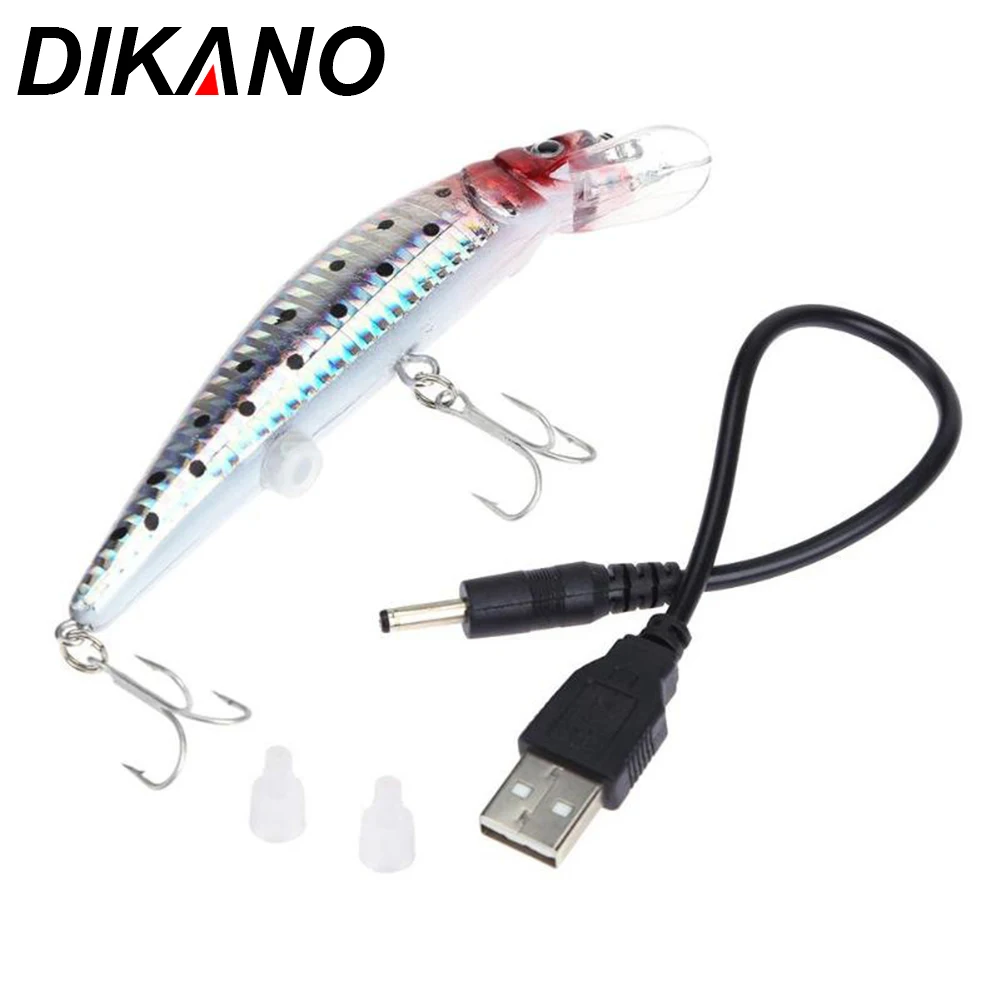 Electric-Twitching-Bait-Led-Lighting-Fishing-Lure-Vib-Vibration-Rattlin ...