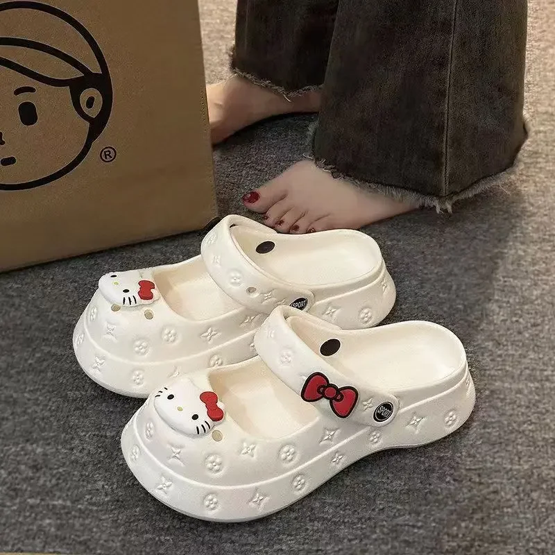 Kawaii-Sanrio-Baotou-Slippers-Vrouwen-Hello-Kitty-Zomer-Outwear-2023 ...