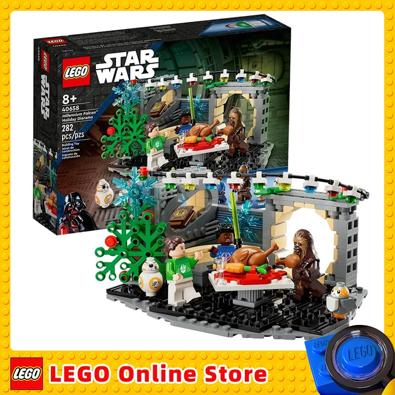 LEGO-Star-Wars-40658-Millennium-Falcon-Holiday-Diorama-buildable ...