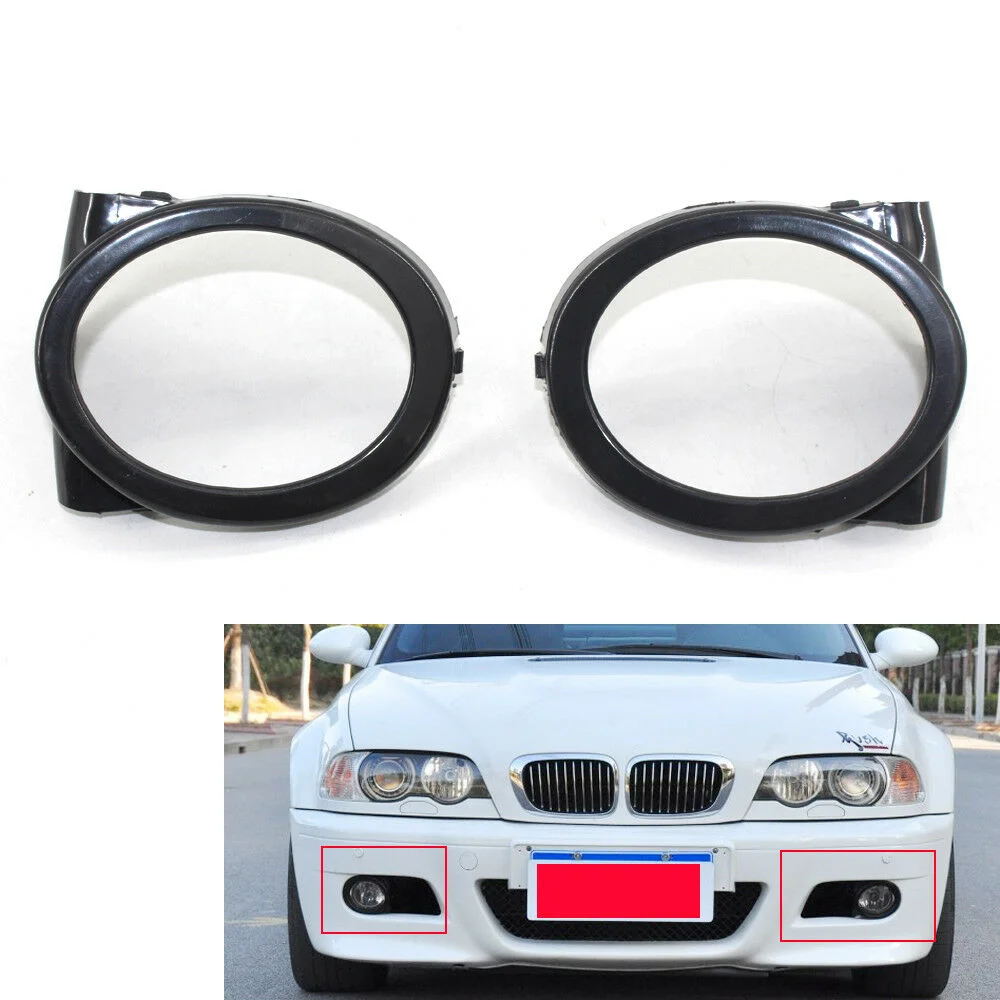 Car Fog Light Lamp Trim Ring Cover Fit for BMW E46 M3 M-Tech 2001-2006 ...