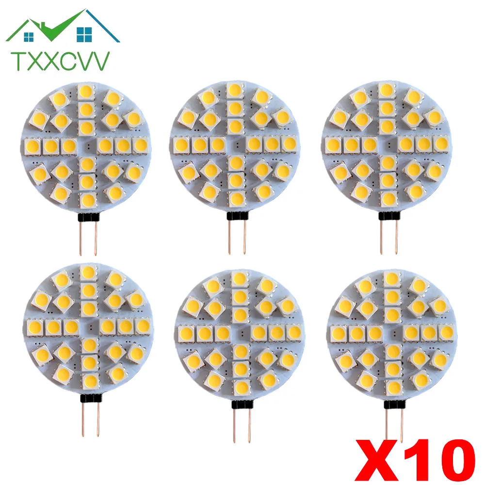 G4-Socket-5050-SMD-Led-Bulb-on-DC-12V-Replace-Halogen-Bi-pin-Lamp-LED ...
