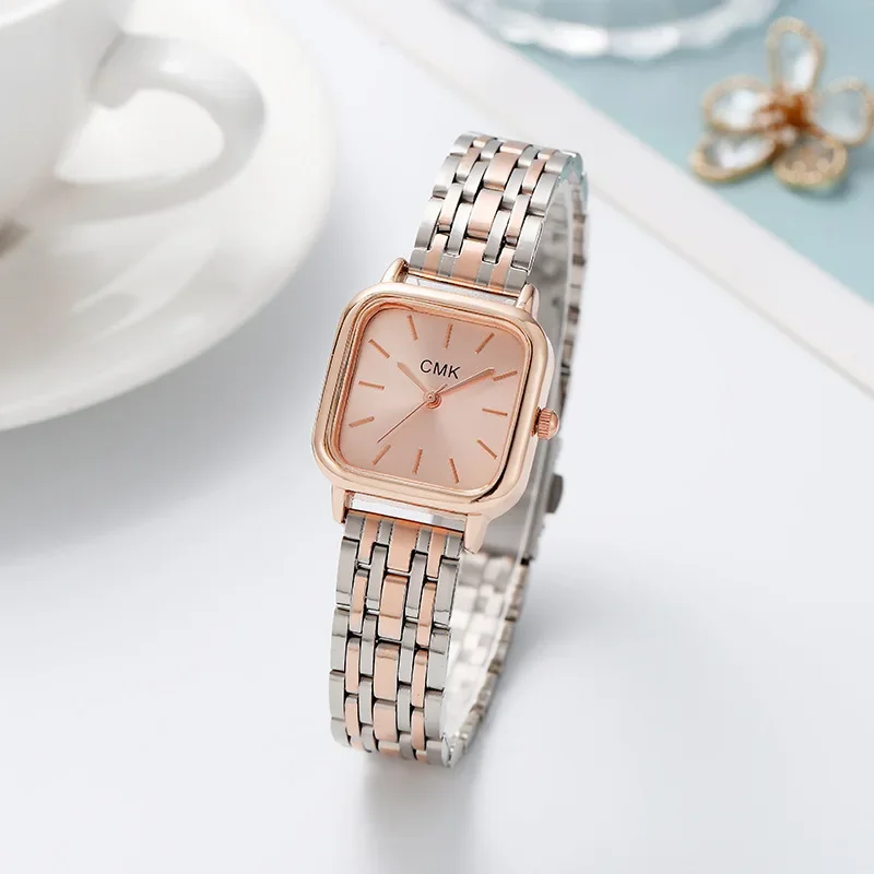 Reloj-con-cadena-de-acero-para-mujer-pulsera-de-cuarzo-Noble-regalo-de ...