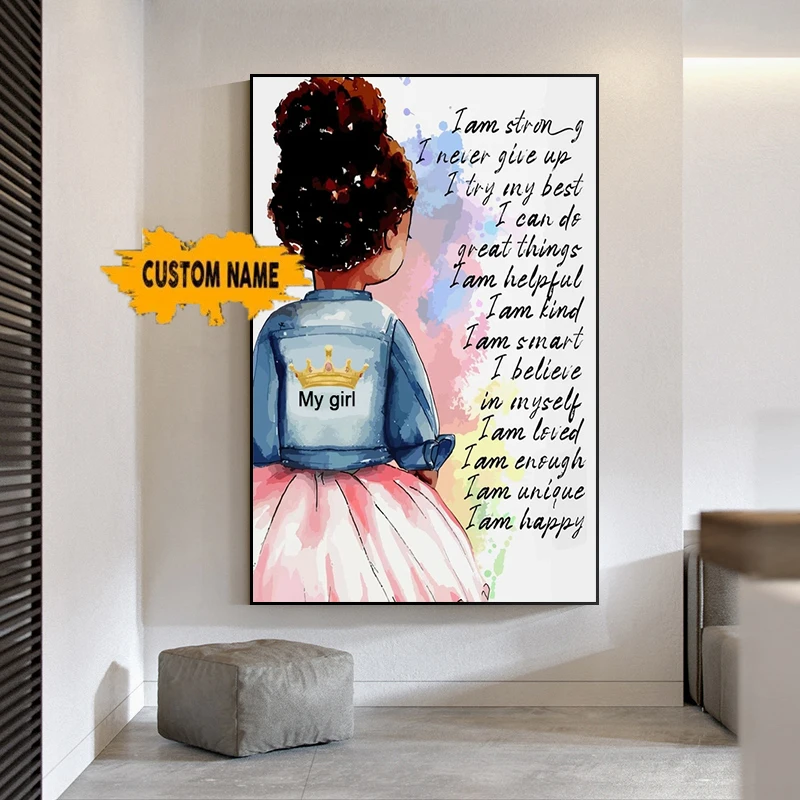 Princess Name On Canvas