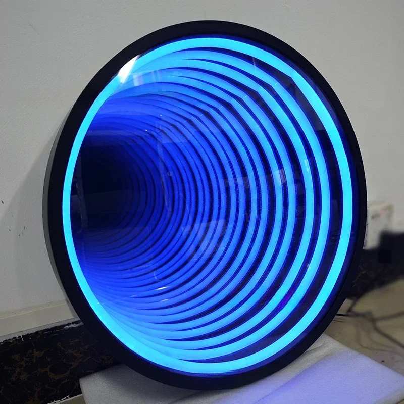 Personalized-LED-infinite-illusion-mirror-indoor-signage-acrylic ...