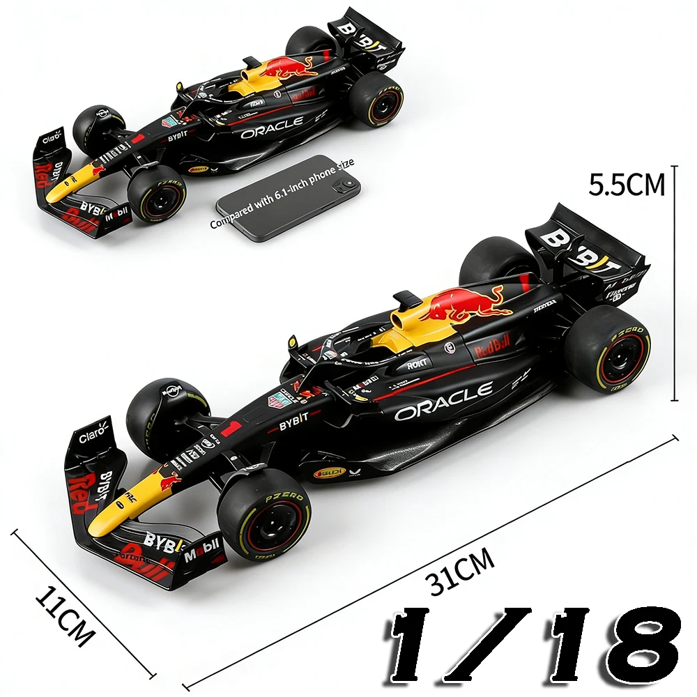 1:18 F1 Oracle Red Bull Racing RB19 Model Car Toy Verstappen vehicle ...
