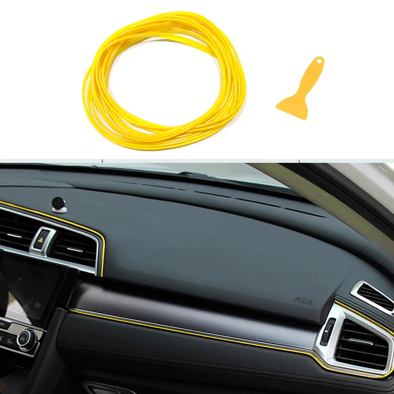 5M-Universal-Car-Interior-Door-Panel-Edge-Gap-Decorative-Molding-Trim ...