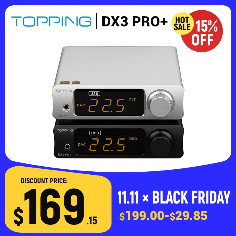 TOPPING-DX3-PRO-DAC-Headphone-Amplifier-ES9038Q2M-Decoder-Bluetooth-5-0 ...