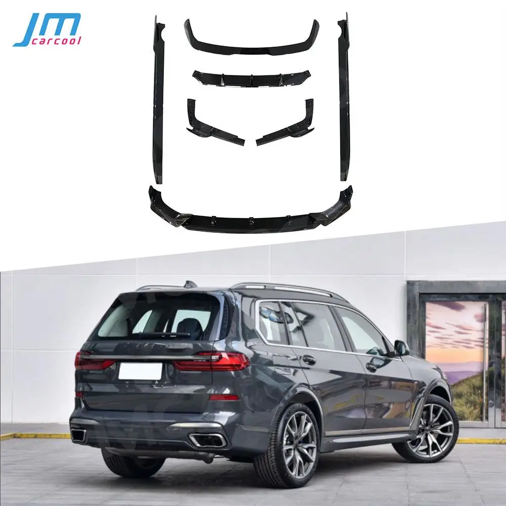 Carbon-Fiber-for-BMW-X7-G07-M-Sport-2019-2021-Front-Lip-Chin-Side ...