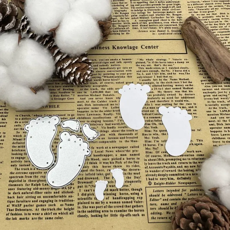 Baby-feet-decoration-Metal-Cutting-Dies-DIY-Scrapbooking-Album-Paper ...