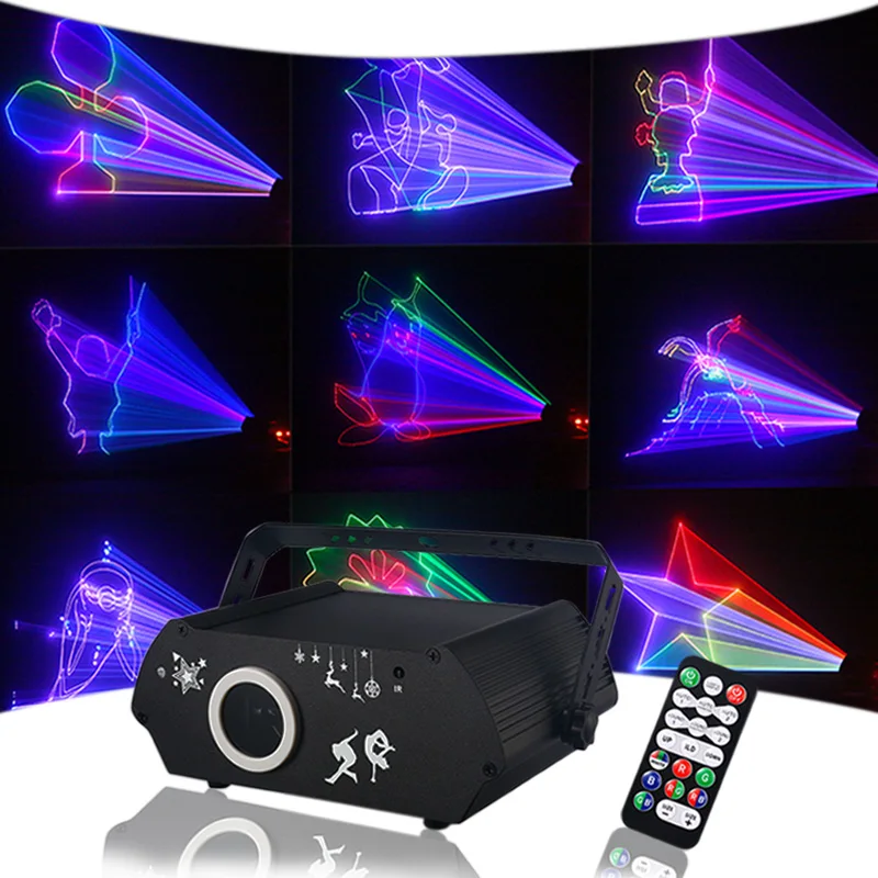 Animated-Beam-Projector-Lights-DMX-Control-Stage-Light-DJ-Sound-Event-Party-Light-RGB-Disco ...