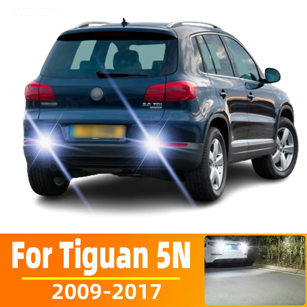 2pcs For Volkswagen For Vw Tiguan 5n 2009-2015 2016 2017 Led Backup ...