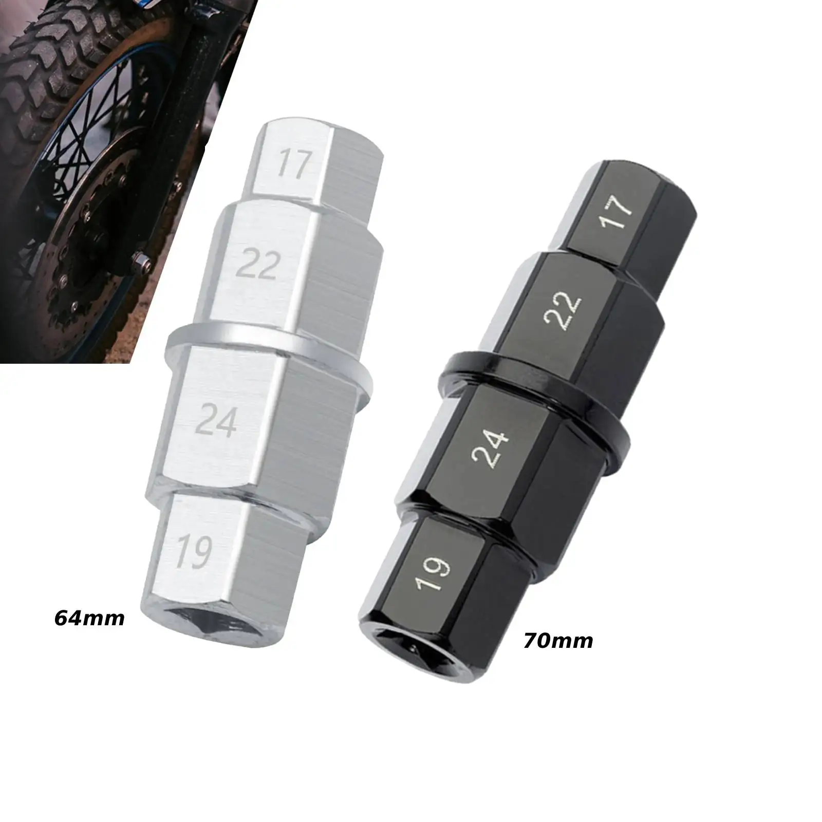 Motorcycles-Hex-Axle-Tool-Chrome-Silver-Hex-Wrench-Removal-Tool-Hex ...