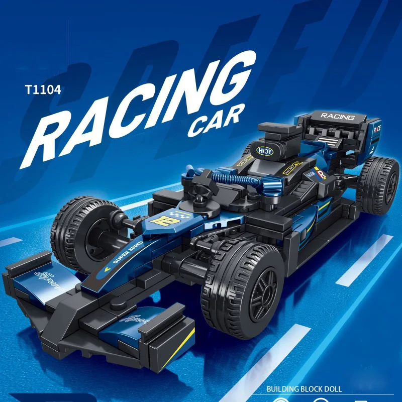 Technical Speed Formula Racing Car Building Block F1 Vehicle Brick ...