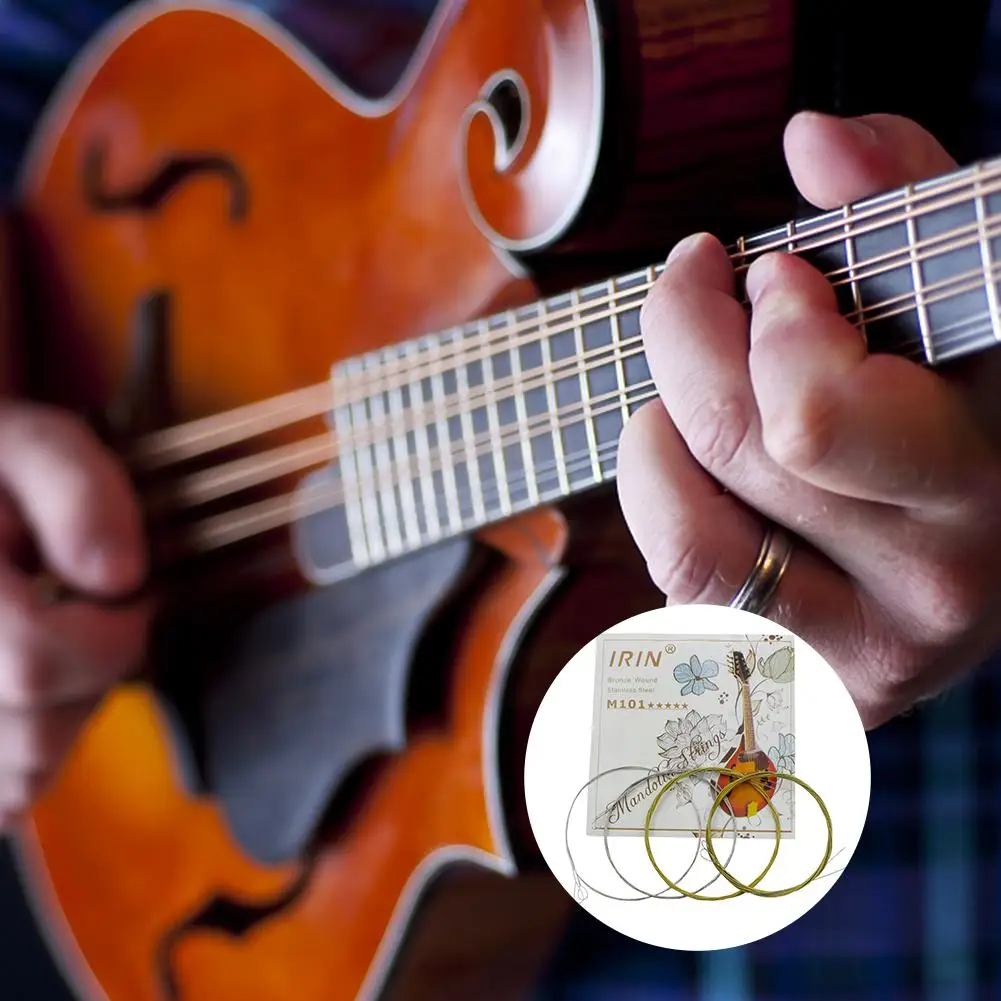 Irin-M101-Mandolin-Strings-Set-Silver-Plated-Stainless-Steel-Copper ...