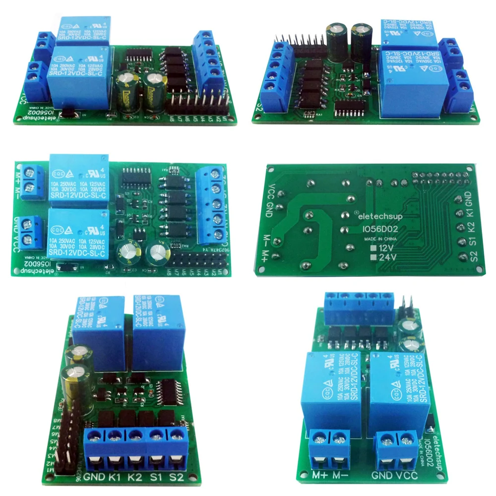 12V-24V-NPN-DC-Motor-Controller-Relay-Board-Forward-Reverse-Control ...