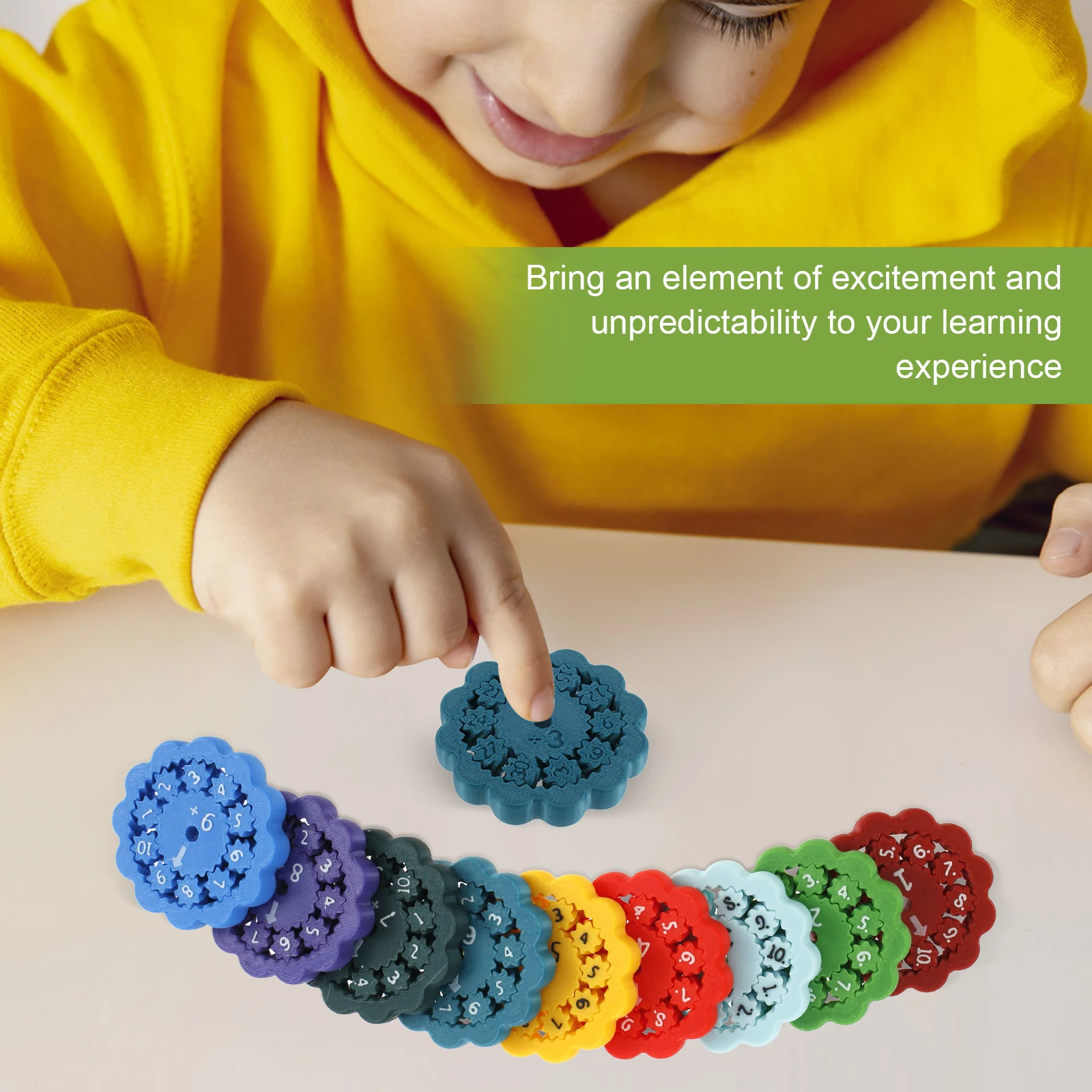 Multiplication Division Practice 9-Piece Math Fact Spinners - Addition ...