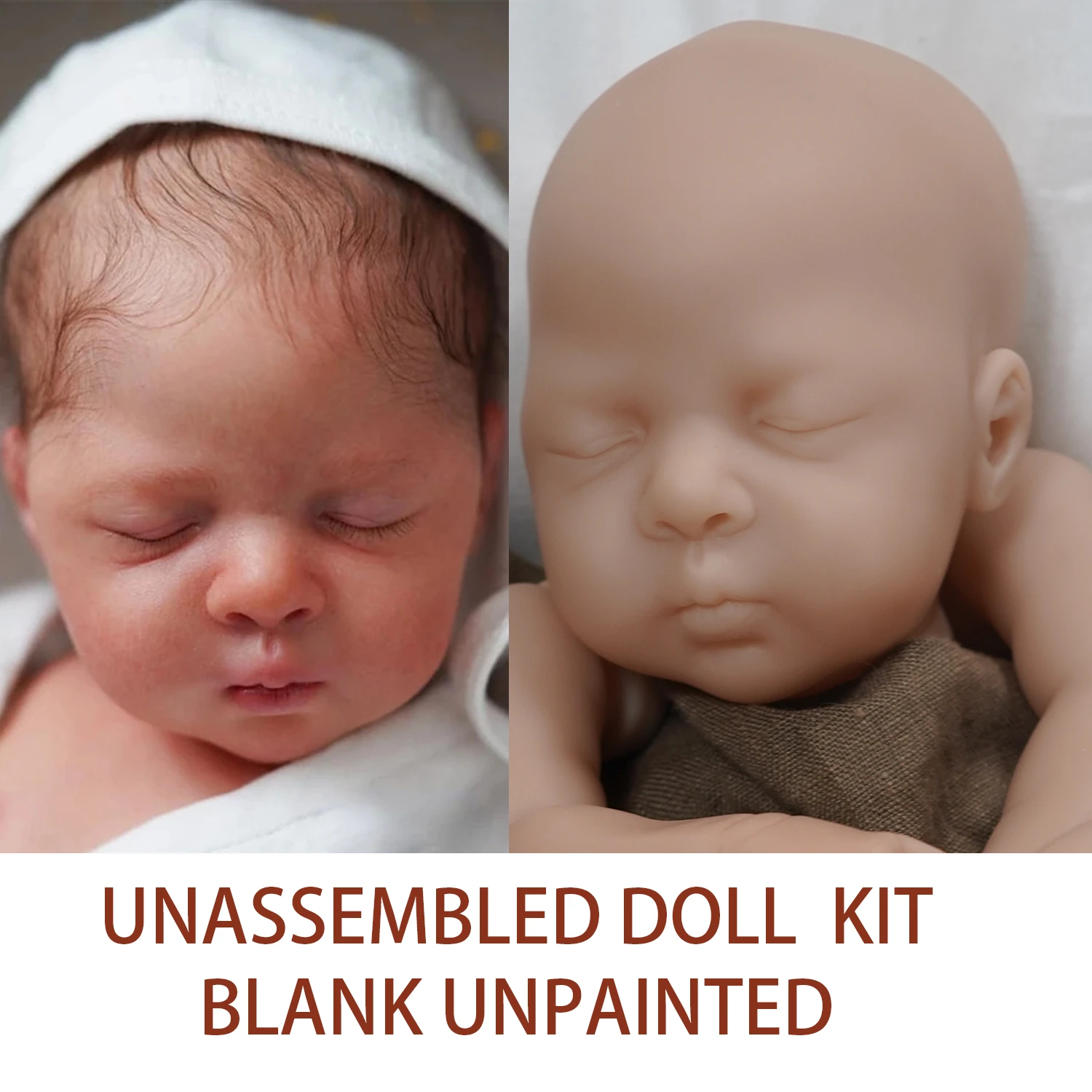 Miaio Bebe Reborn Doll Kit Luna 12 Inches 30cm Truly Baby Vinyl Body ...