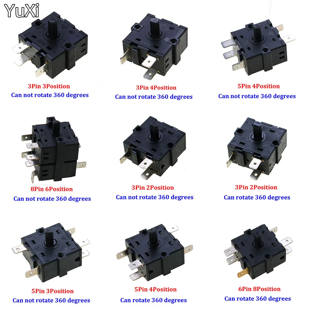 YUXI-1PCS-AC-250V-16A-3-Position-4Position-3-Pin-5Pin-Electric-Room ...
