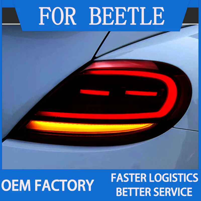 Car Lights For Beetle 2013-2020 LED Taillight Assembly Plug and Play ...