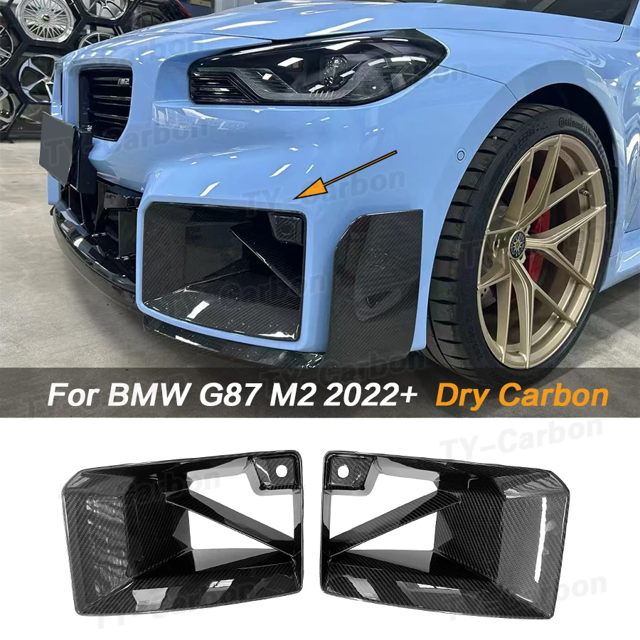 Dry Carbon Fiber Front Bumper Air Vent Trim Splitters for BMW 2 Series ...
